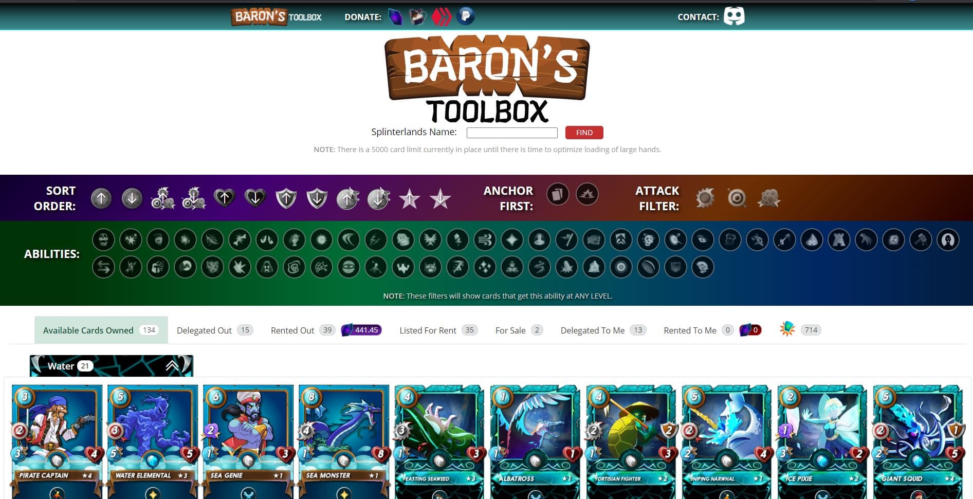 A new kind of Splinterlands Utility to manage, search, and sort the NFT ...